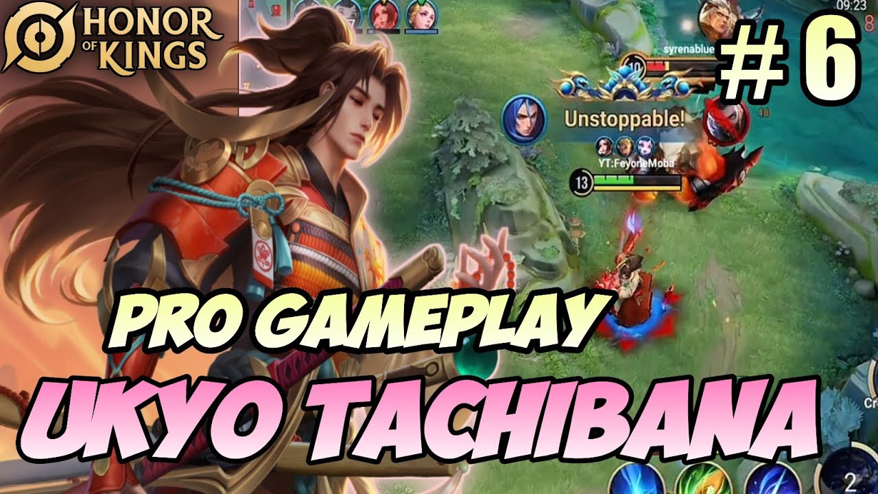 Ukyo Techibana Assassin Special Hero Rank Push | Pro Gameplay #6 - Honor of Kings (HOK) - YouTube
