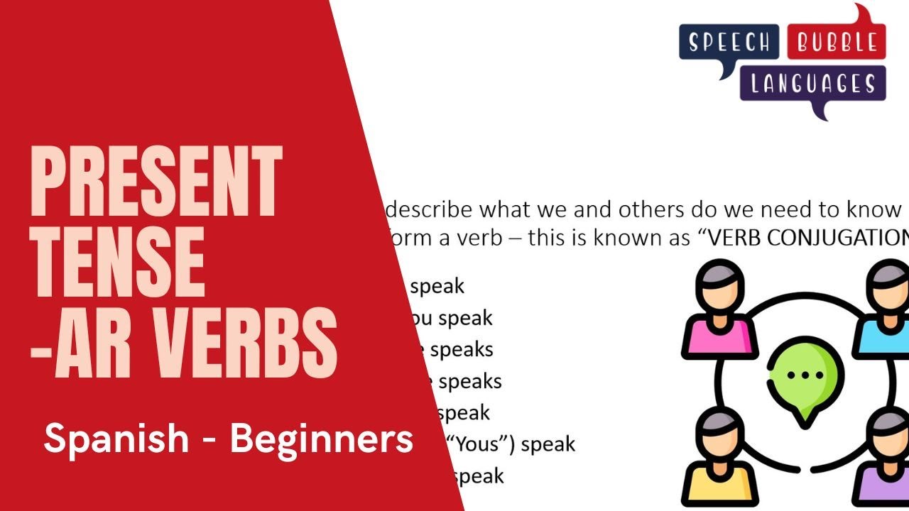 Spanish Present Tense Conjugation of AR Verbs - YouTube