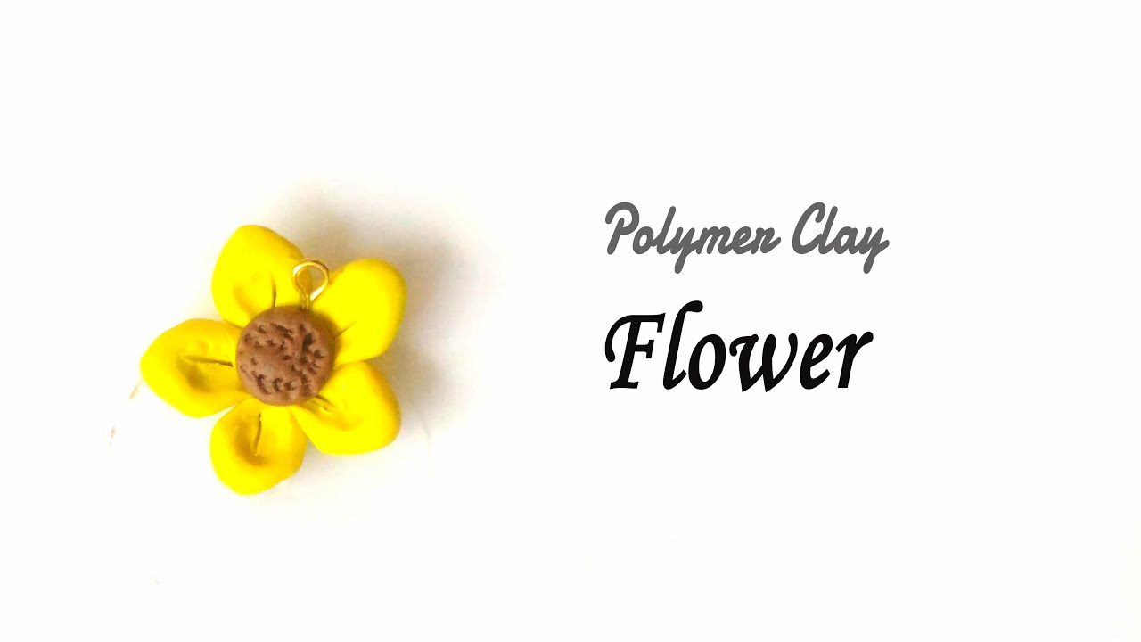 Polymer Clay Flower Tutorial | Clay modelling - YouTube