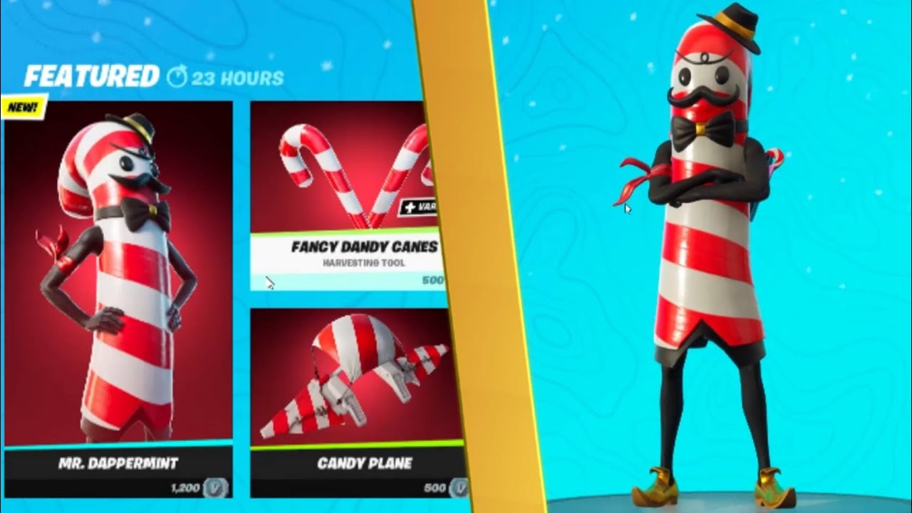NEW MR.DAPPERMINT SKIN IN FORTNITE (ITEMSHOP) - YouTube