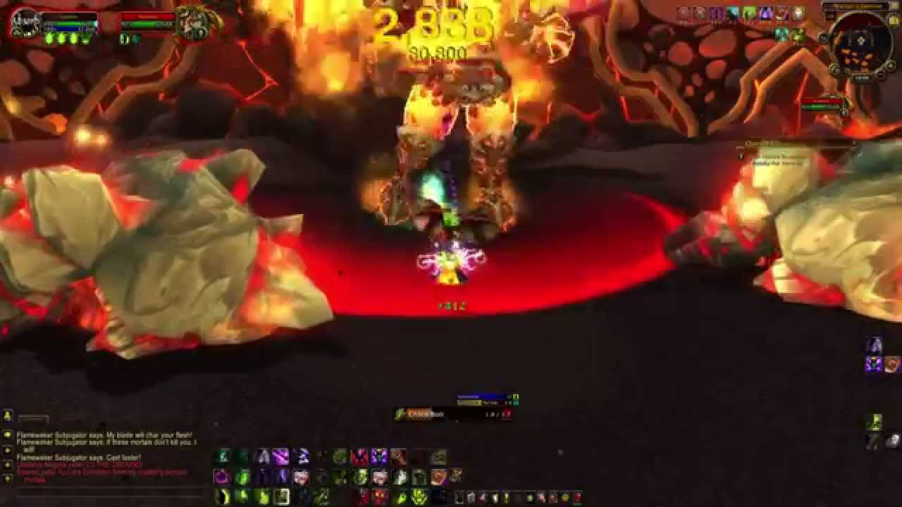 Baleroc the Gatekeeper 10 Man Normal Firelands - YouTube