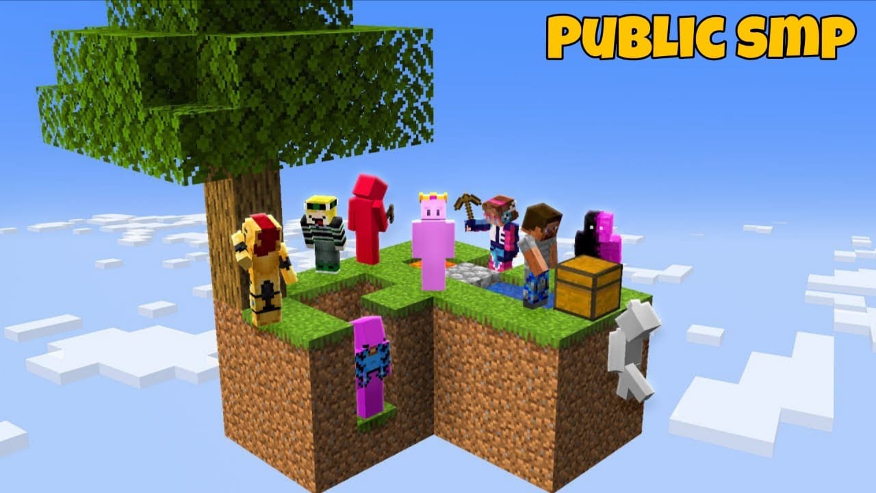 PLAYING WITH SUBSCRIBERS MINECRAFT LIVE - ONE BLOCK PUBLIC SMP DAY 39 ...