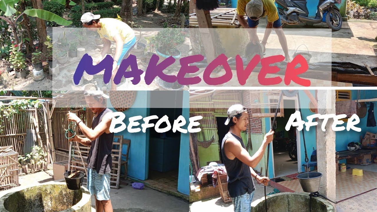 Makeover Sumur Timba Jadul Jadi Masa Kini Buatan Paksuami Sendiri - YouTube