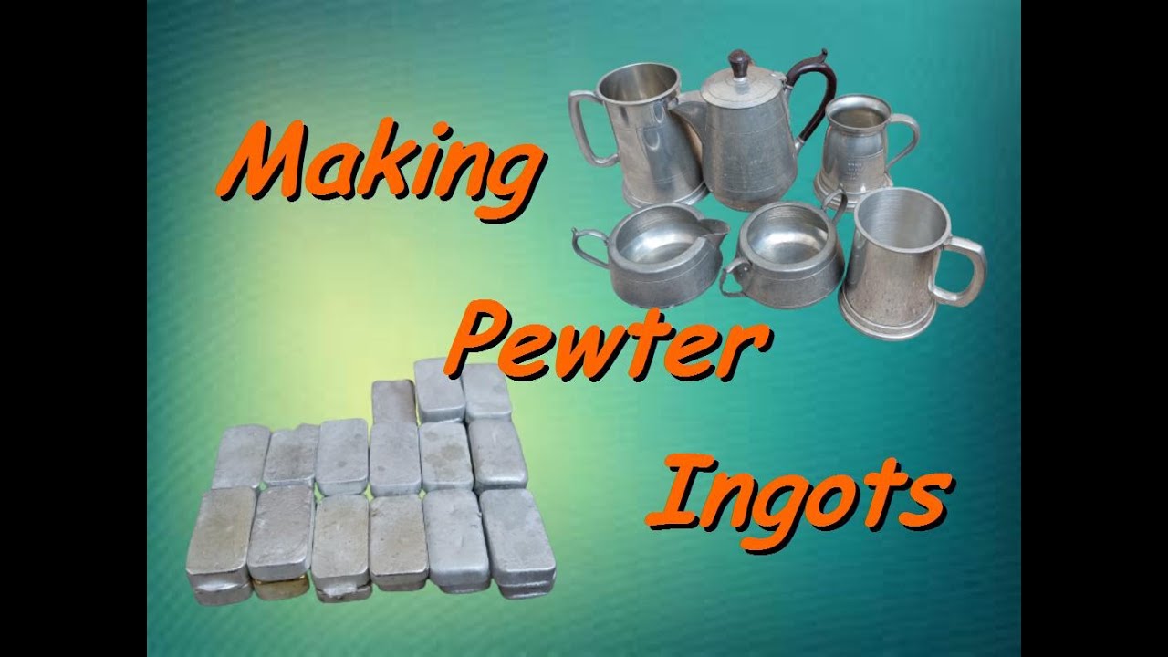 Making Pewter Ingots - YouTube