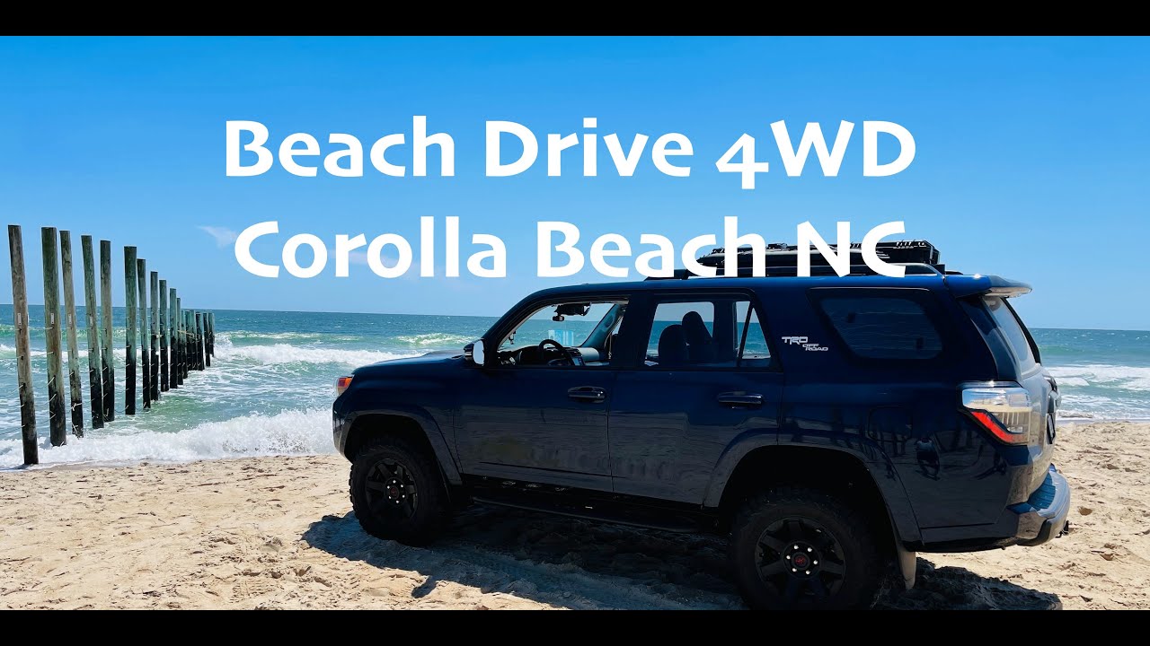 Complete Corolla Beach Drive - North Carolina - 4K - YouTube