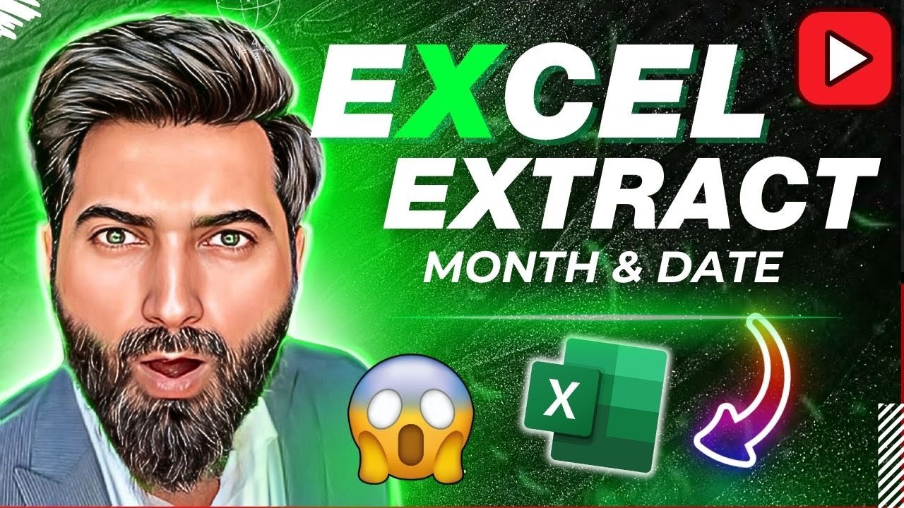 How To Extract The Month From A Date In Excel Get The Month From Any Date In Excel Step By