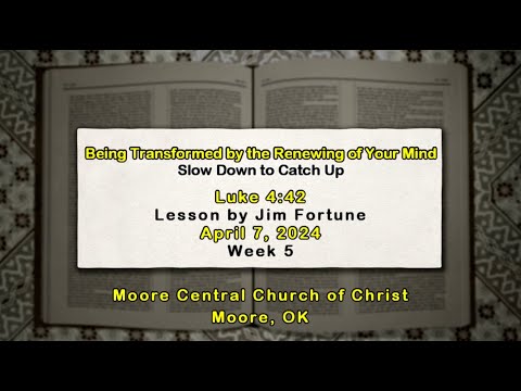 Week 5: Slow Down to Catch Up - YouTube