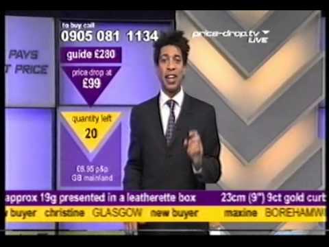 Steven Anderson: Presents Price-Drop.tv, 9ct Gold Curb Bracelet - YouTube