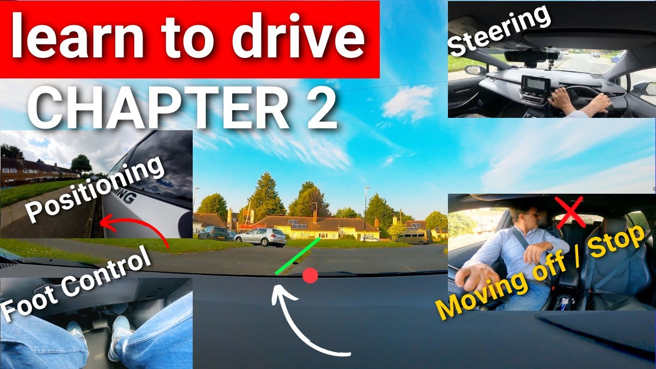 Learn how to drive chapter 2 : Positioning | Steering | Foot Control ...