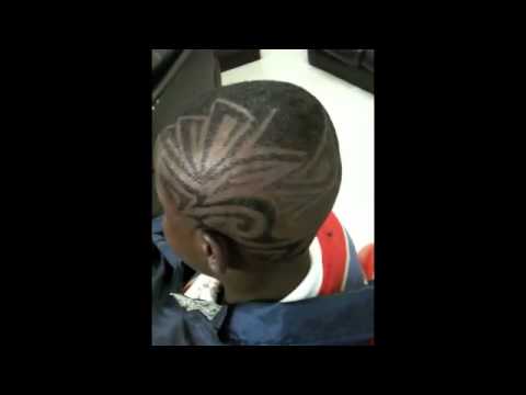 Haircut Designs : Freestyle Design by Danny da Barber - YouTube