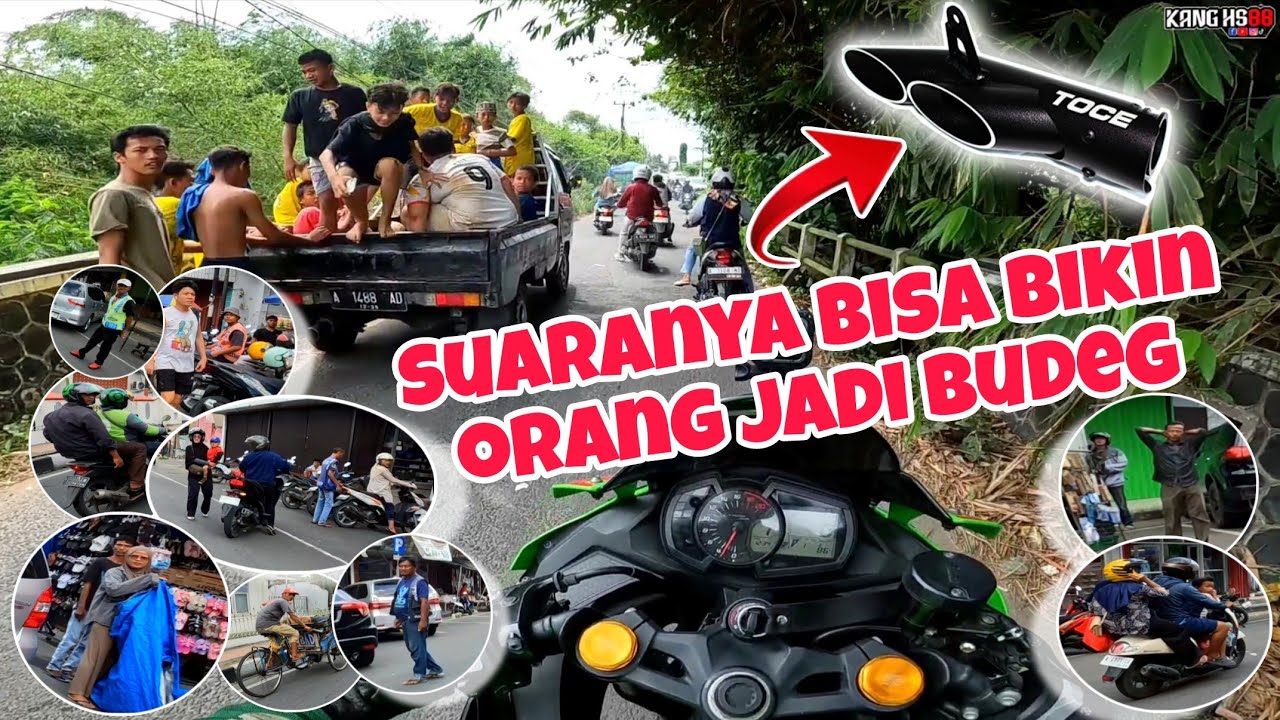 SUARANYA BIKIN BUDEG‼️ ZX25R KNALPOT TOCE UNDER BELLY‼️ - YouTube
