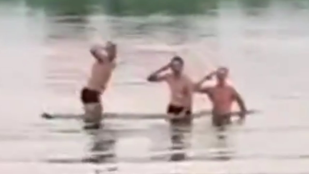 salute on a sinking boat. - YouTube
