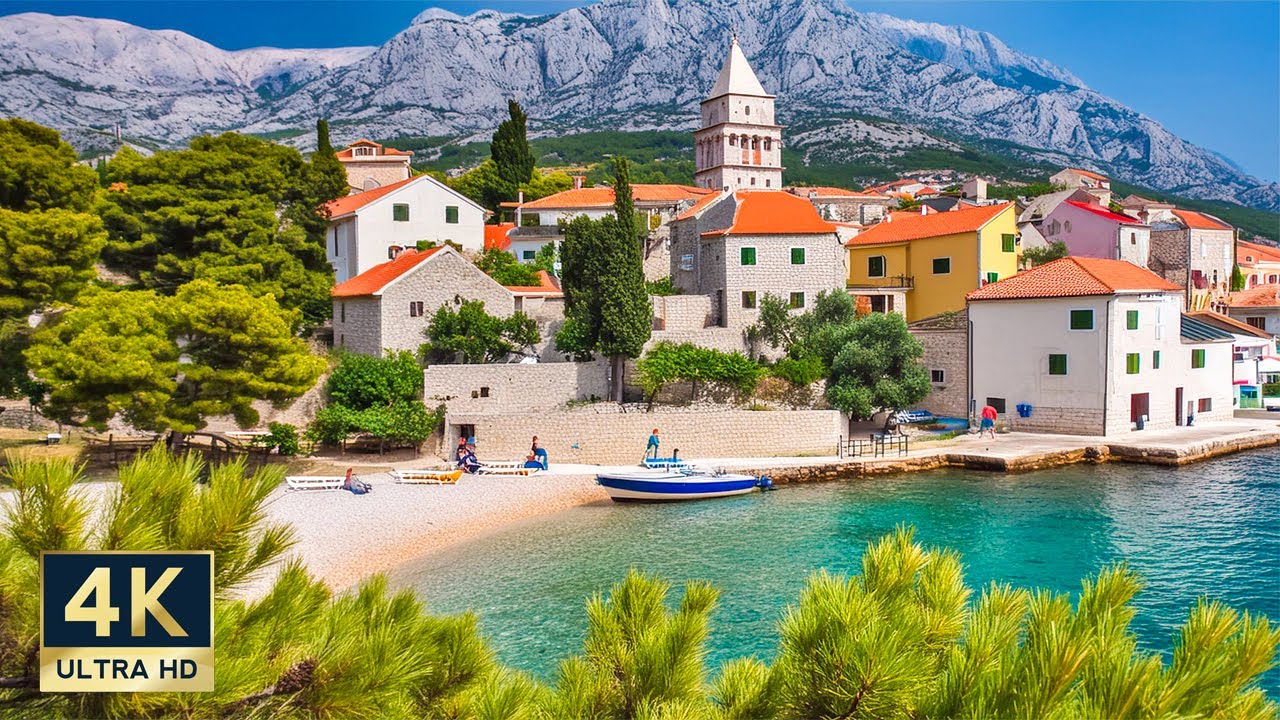 Podaca Croatia 4K Makarska Riviera Walking Tour 2024 - YouTube