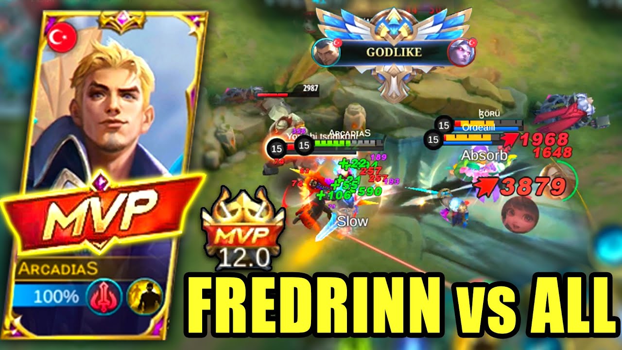 FREDRINN VS ALL!! NEW META FREDRINN CORE BEST BUILD GAMEPLAY | FREDRINN ...
