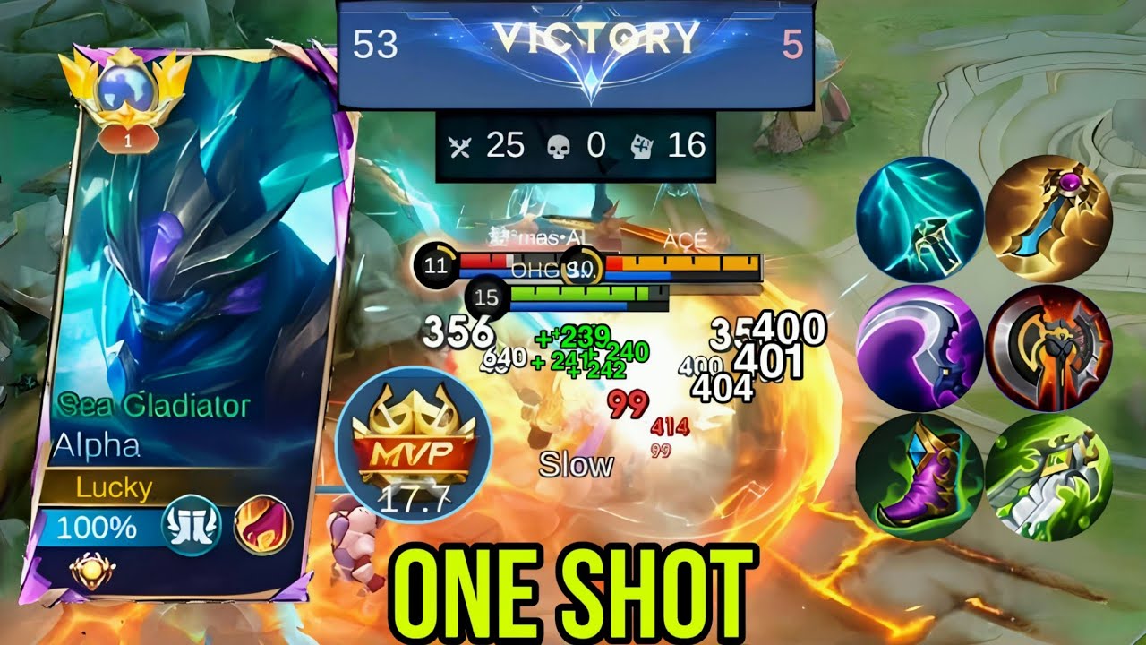 OMG DAMAGE ALPHA 1 SHOT BUILD! ALPHA BEST BUILD 2024 - YouTube