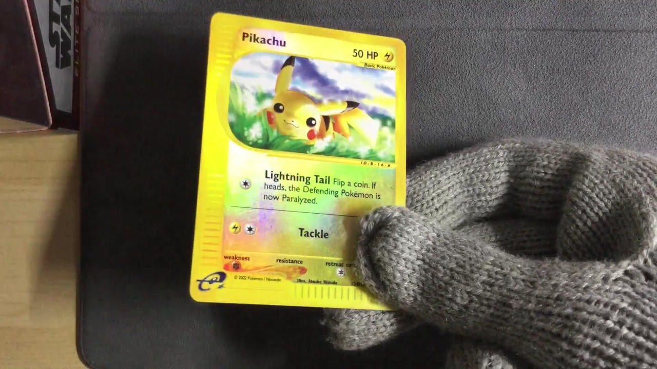 Pikachu 124/165 Reverse Holo - Pokemon Expedition - YouTube