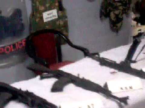 Guns, weapons used by special jungle CRPF Army - YouTube