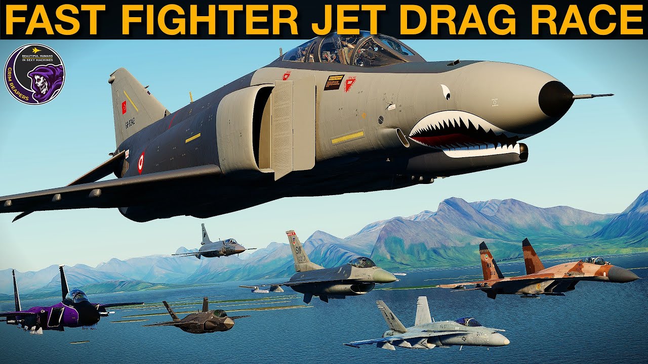 Fast Fighter Jet Drag Race: F-4E Phantom vs The World! | DCS - YouTube