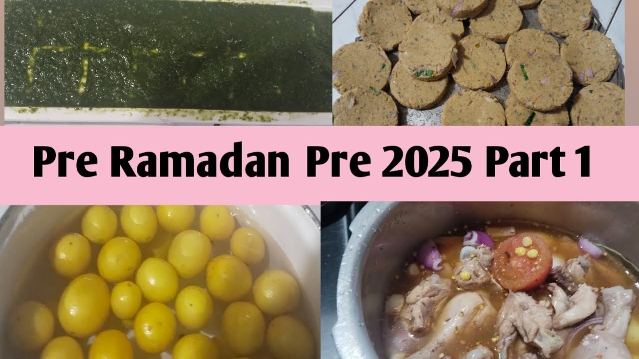 Pre Ramadan food preparation 2025 | ideas to save time in Ramadan.🌙 ...