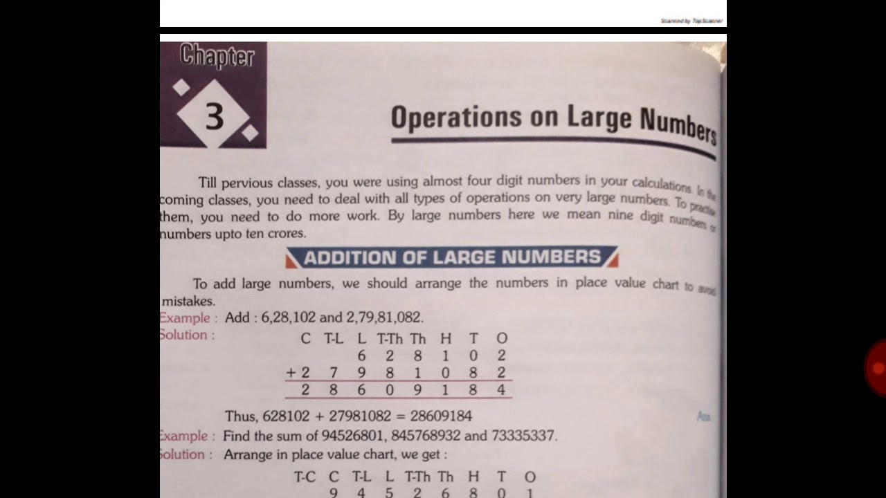 Maths Class 5th Chapter 5 Operations On Large Number YouTube Maths Class 5th Chapter 5 Operations On Large Number YouTube