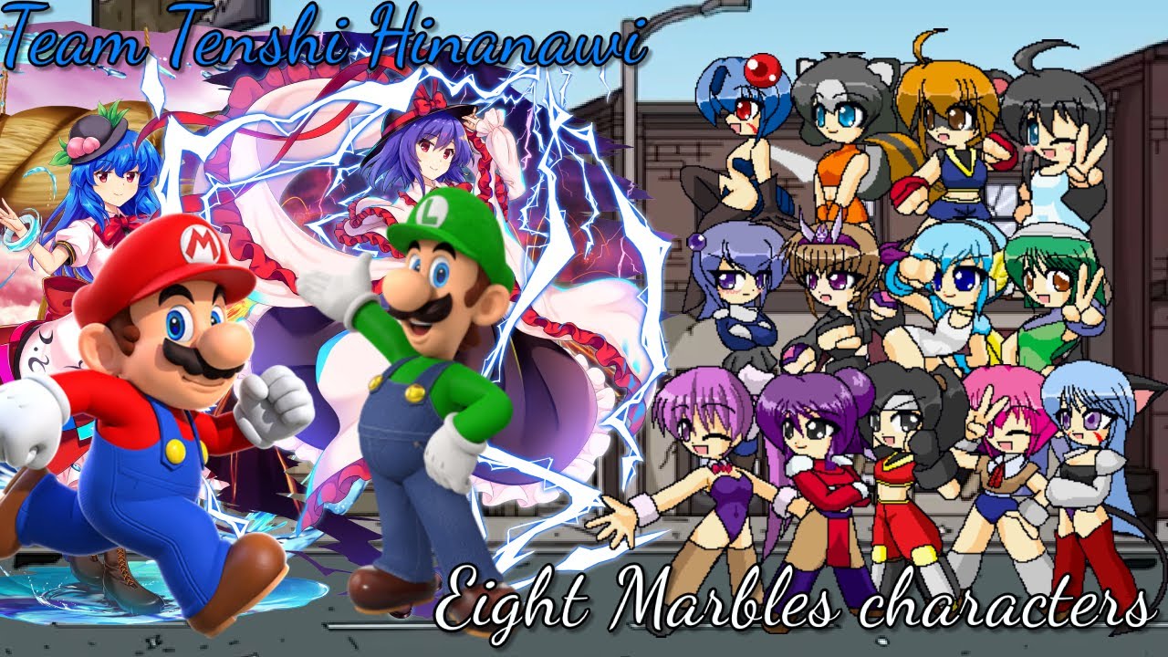 M Ahmed MUGEN #301 Team Tenshi Hinanawi VS Eight Marbles characters ...