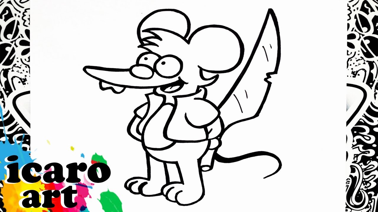 como dibujar a daly de los simpsons | how to draw daly | the simpsons ...
