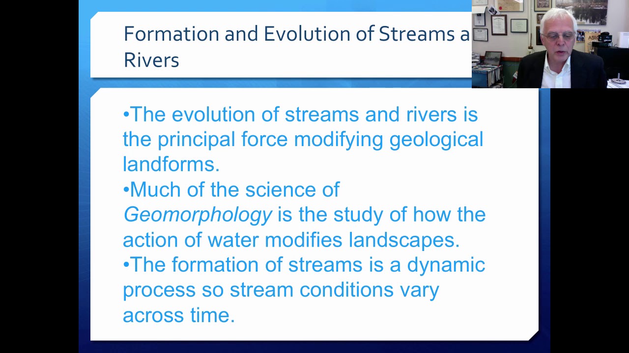 Session 07 Stream formation and geomorphology - YouTube
