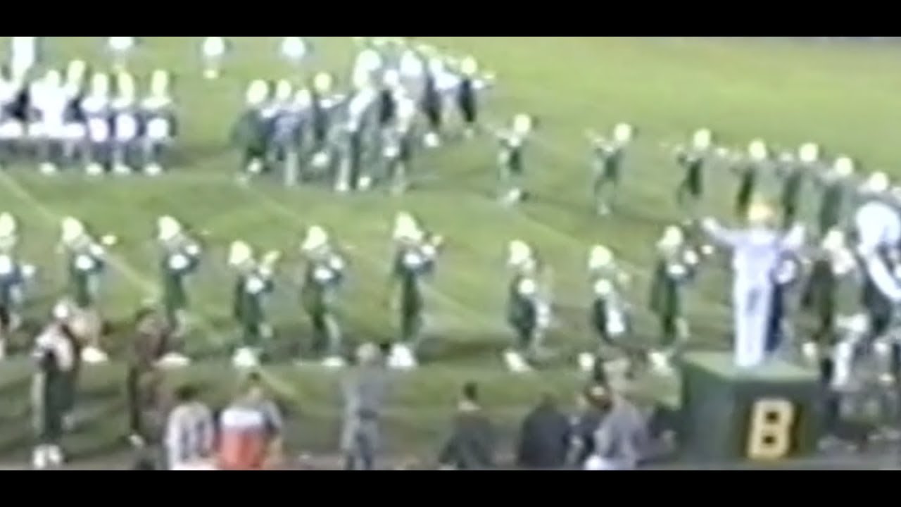 Brooke High School Band at East Liverpool football game 1992 - YouTube