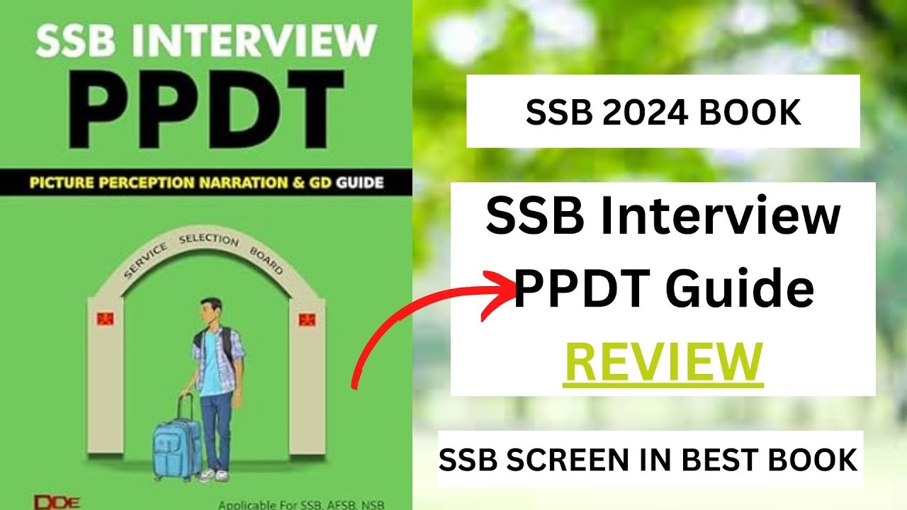 SSB PPDT Book Review | SSB Interview book | Ssb Coaching Institute ...