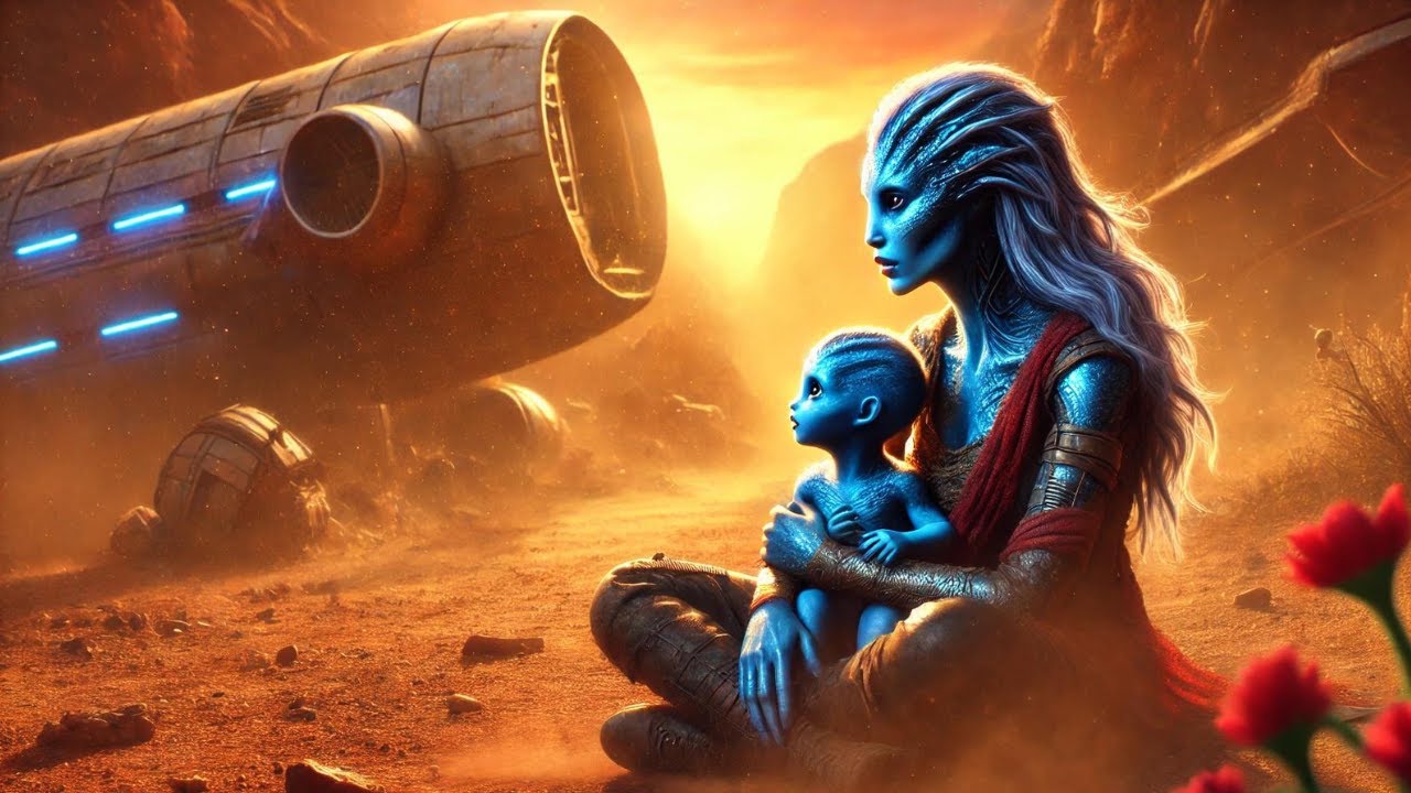 Alien Mother and Her Child Were Abandoned to Die, Then Humans Appeared ...