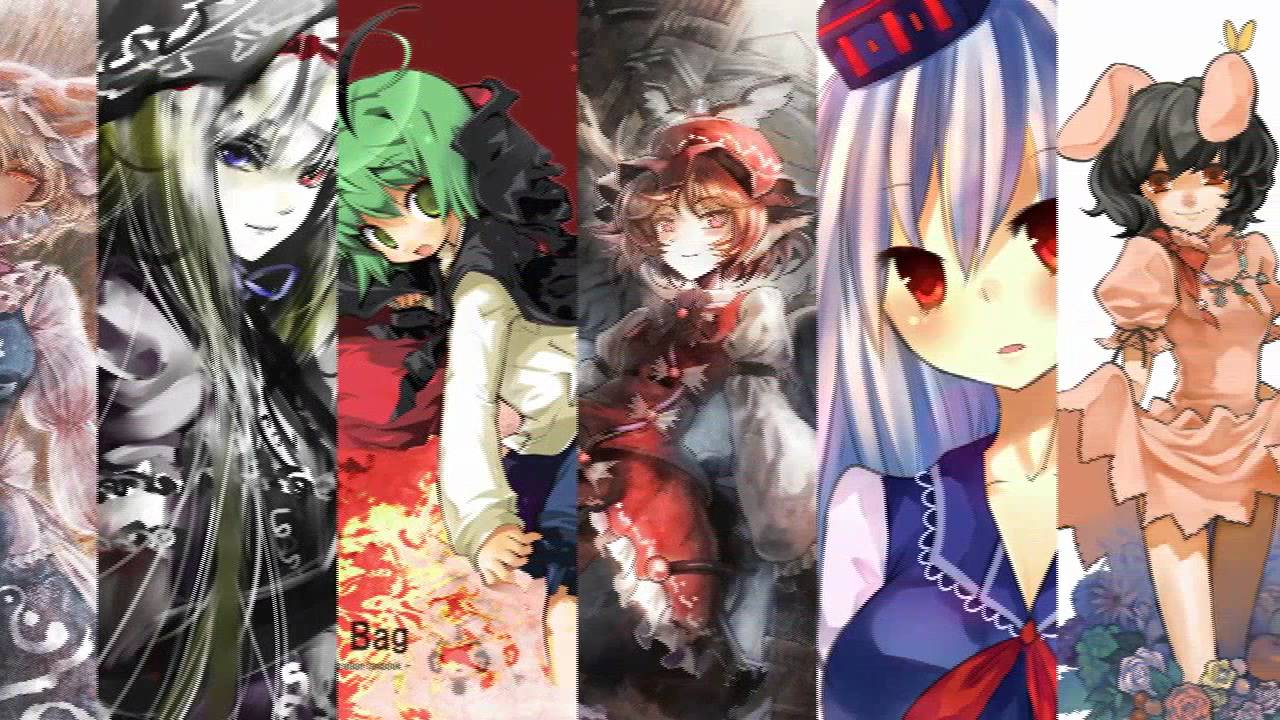 All Touhou Characters in 2 mins and 22 secs 【WINDOWS VERSIONS】 - YouTube