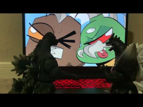 Heisei Godzilla and SpaceGodzilla react to Gigan’s Big Score [Godzilla Animation]