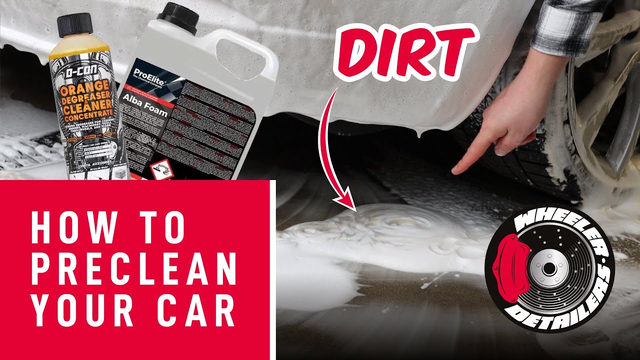 HOW TO CLEAN YOUR CAR | PART 1 | PRE CLEANING - YouTube