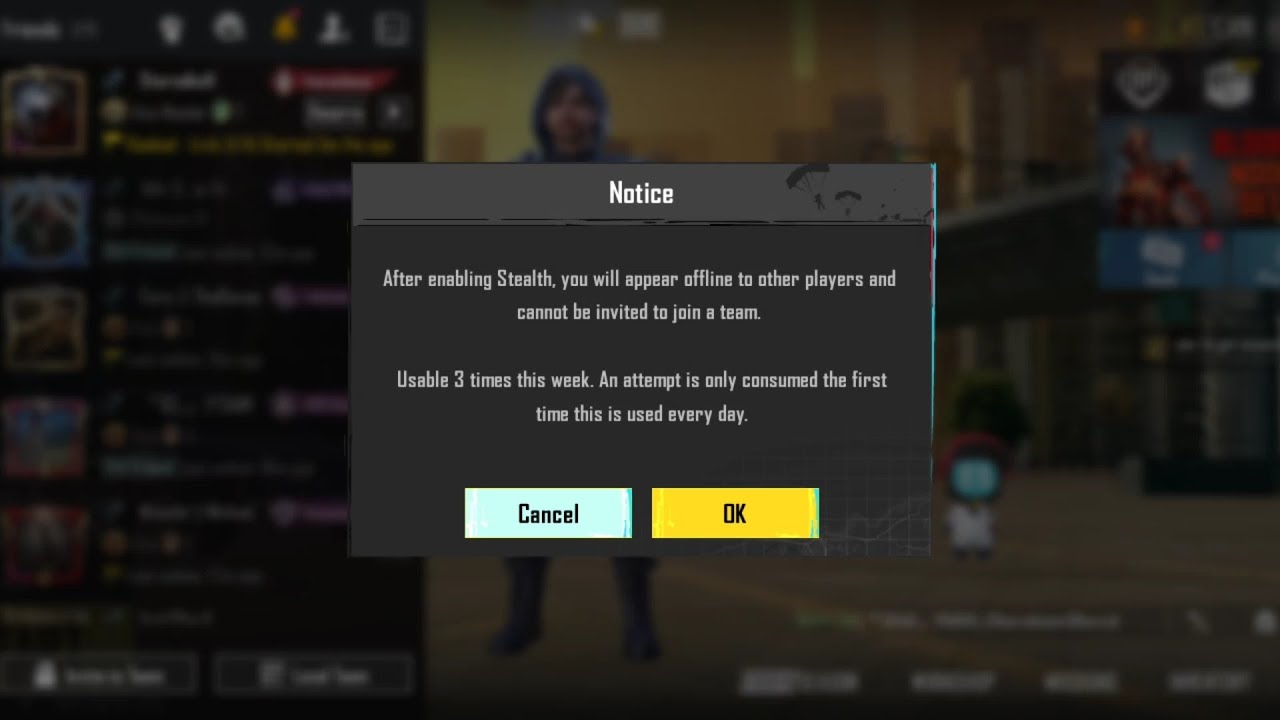 How To Show Offline To Your Friends In PUBG mobile @BattlegroundsMobile ...