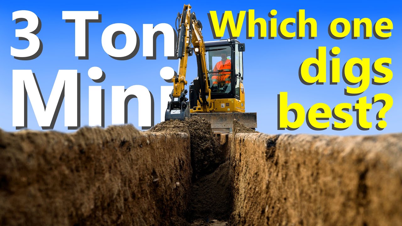 3 Ton Minis with the Best Digging Capacity - YouTube