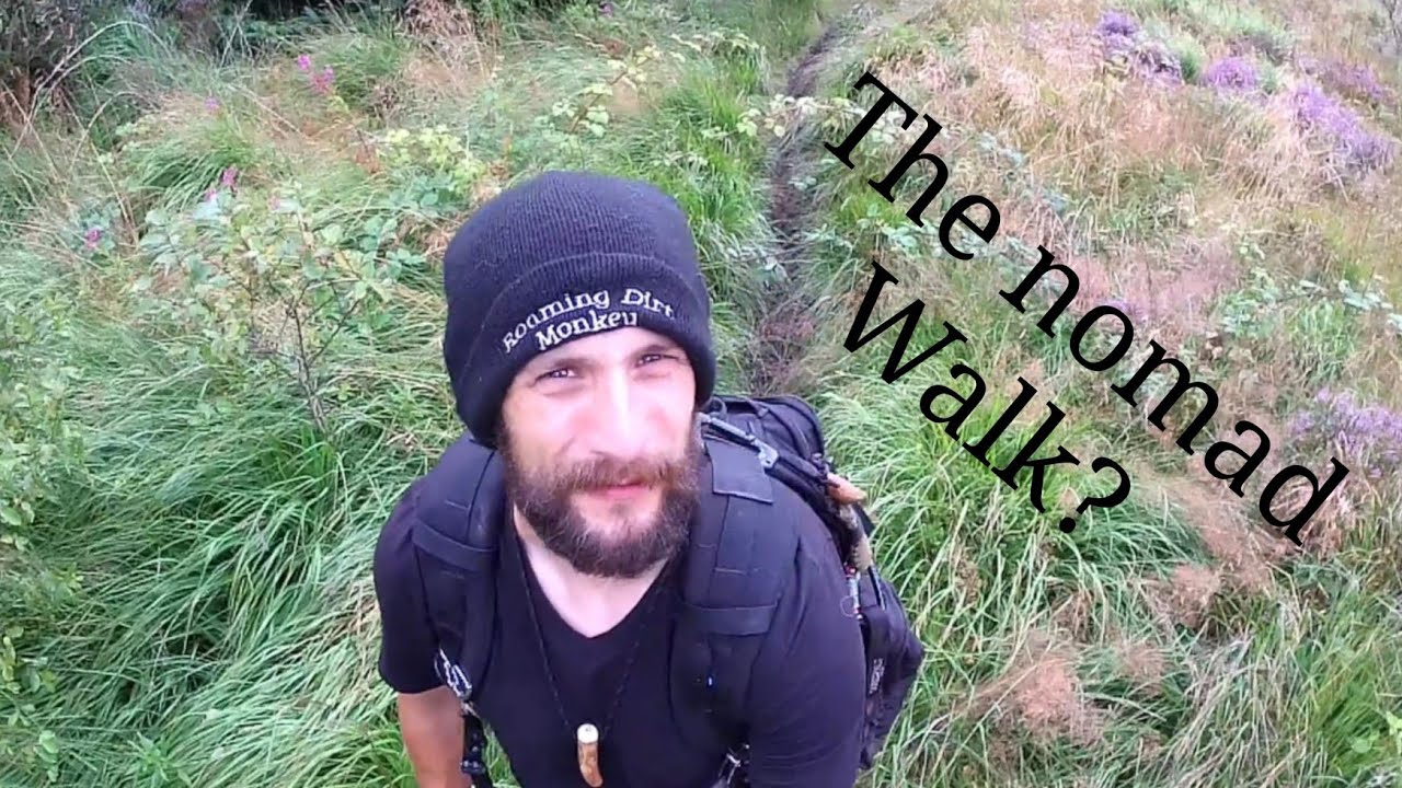 Foraging - UK 🇬🇧 nomad 'the nomad walk' a new idea - YouTube