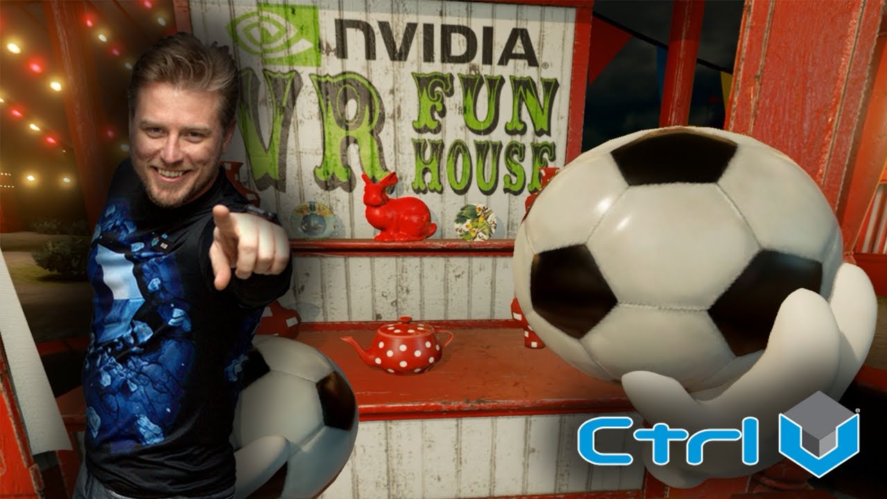 NVIDIA VR Funhouse | VR Gameplay | E074 | Ctrl V Virtual Reality Arcade ...