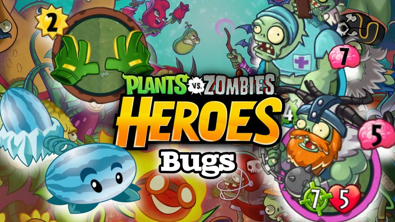 TODOS los bugs en la actualización PVZ heroes - YouTube