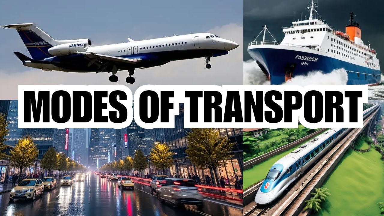 Modes of Transportation for Kids | Land, Water, & Air Transport | All ...