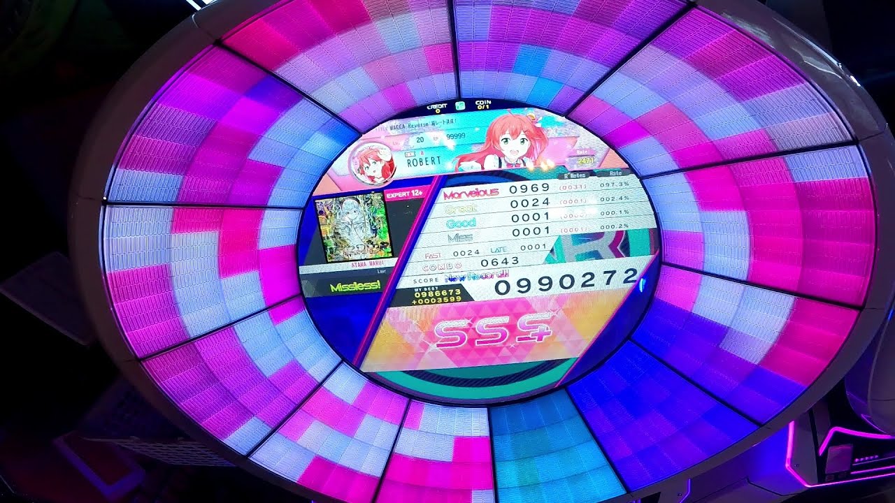 [WACCA] ATAMA WARUI - 990K - YouTube