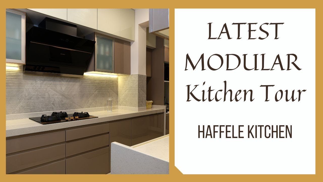 Latest Modular Kitchen Tour | Haffele Kitchen Tour | Complete Modular ...