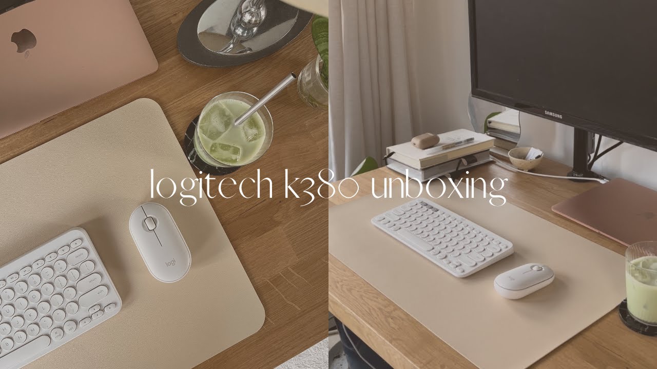 best aesthetic keyboard for students ⌨️🤍 logitech k380 unboxing - YouTube