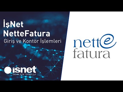 İşNet NetteFatura - Giriş ve Kontör İşlemleri
