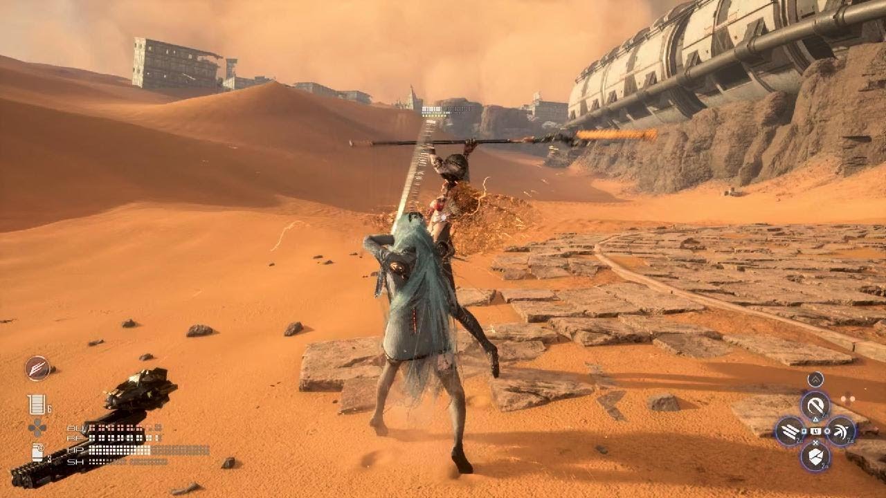 Stellar Blade Shael fight with Retribution - YouTube