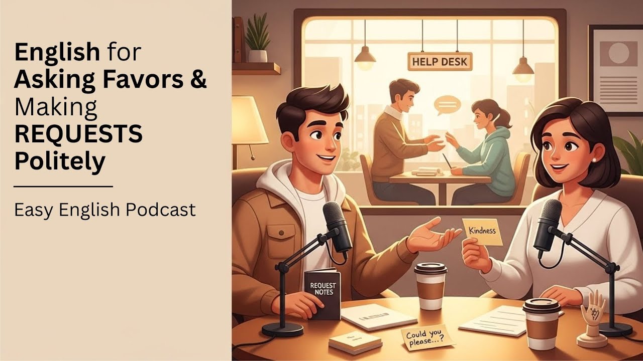 Learn Polite English Requests for Daily Life | Easy English Podcast ...