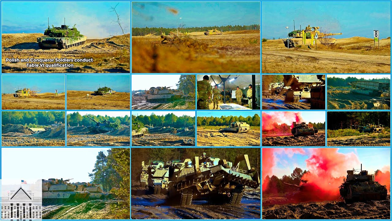 U.S. Army and Polish Soldiers | Combined Arms Live Fire Exercise ...