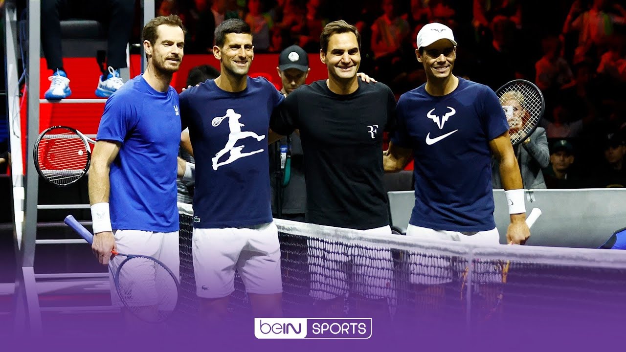 Federer & Team Europe warm up for Laver Cup - YouTube