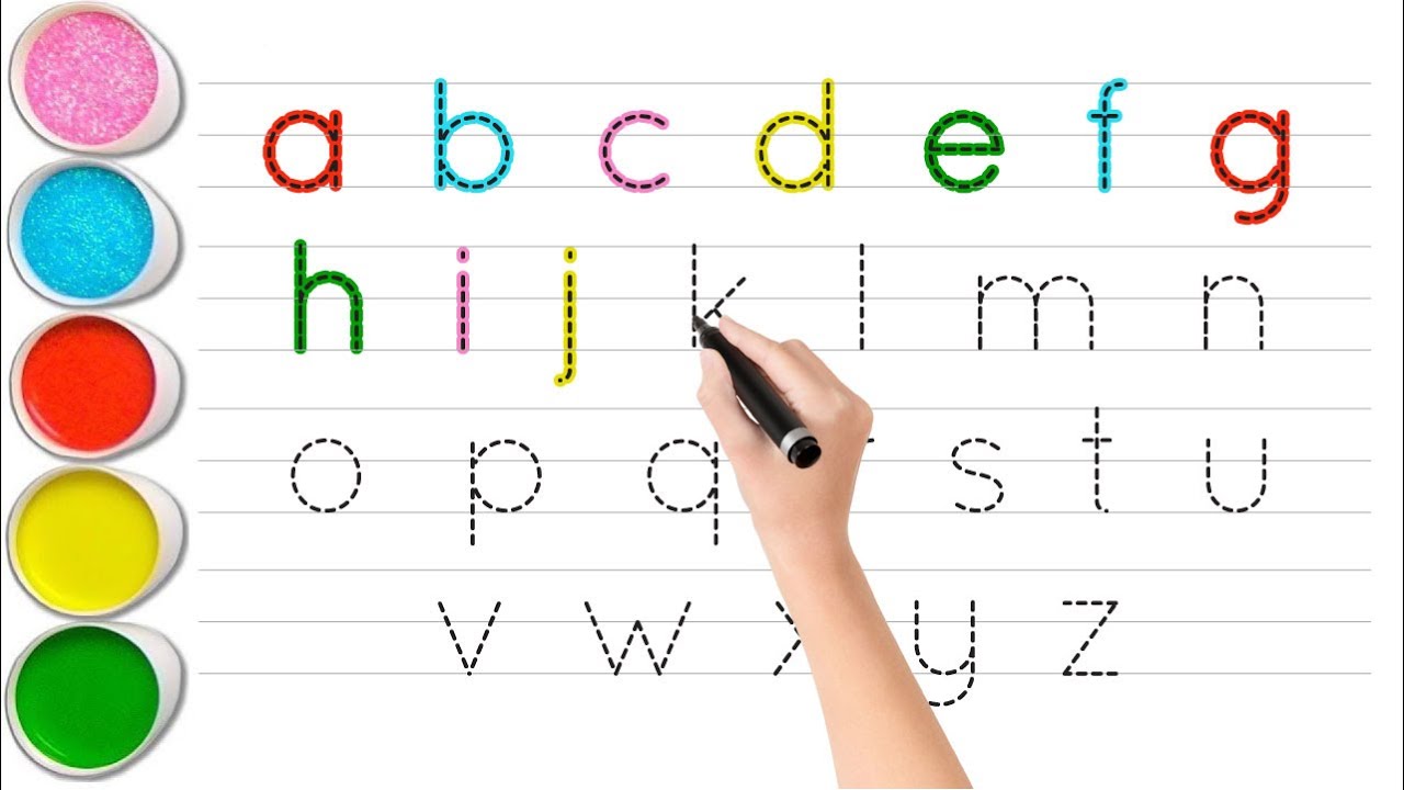 ABC for Kids | Alphabet writing for kids | A to Z | Write the alphabet ...