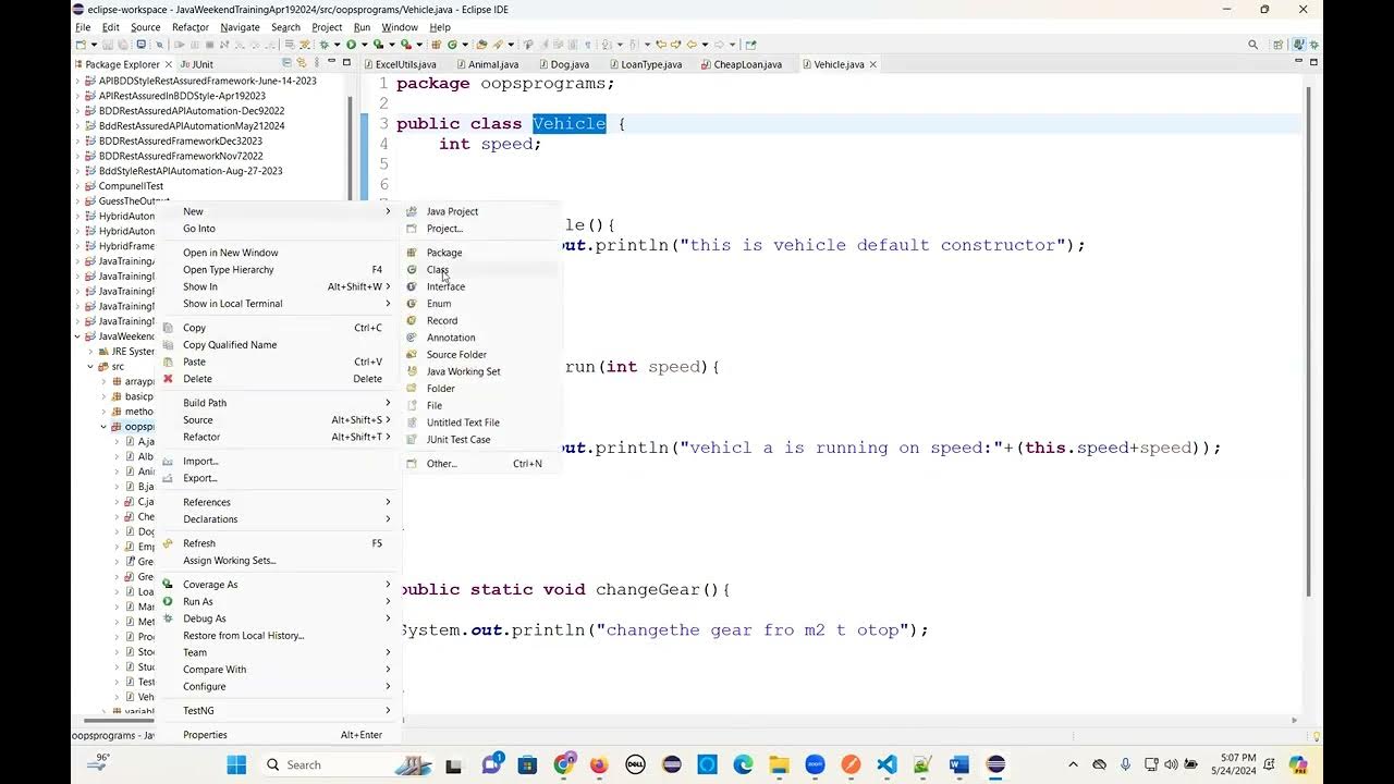 Java OOPS final This Super Object Class May 24 24 - YouTube