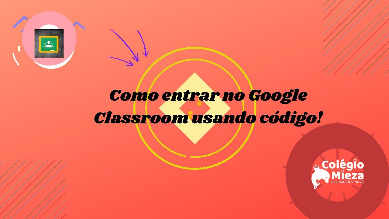 Como entrar no Google Classroom usando Código de Turma - YouTube